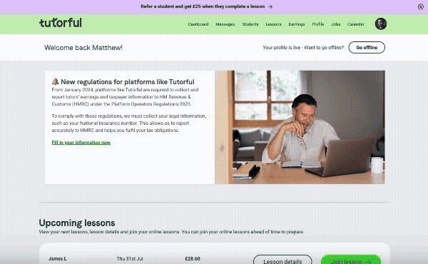 How do I join my Online Lesson? – Tutorful